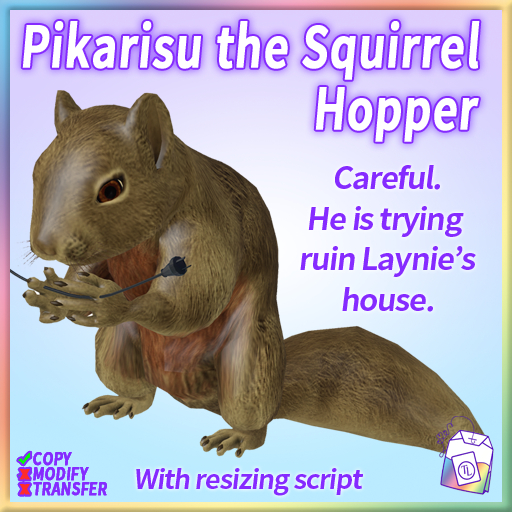 Second Life Marketplace - ~TL~ Pikarisu the Squirrel Hopper